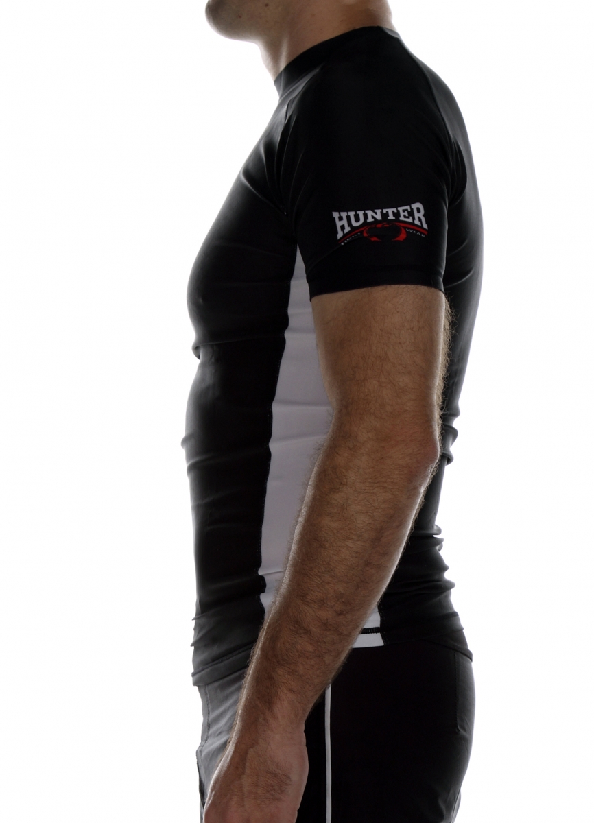 Rash Guard Hunter Manga Curta Preta